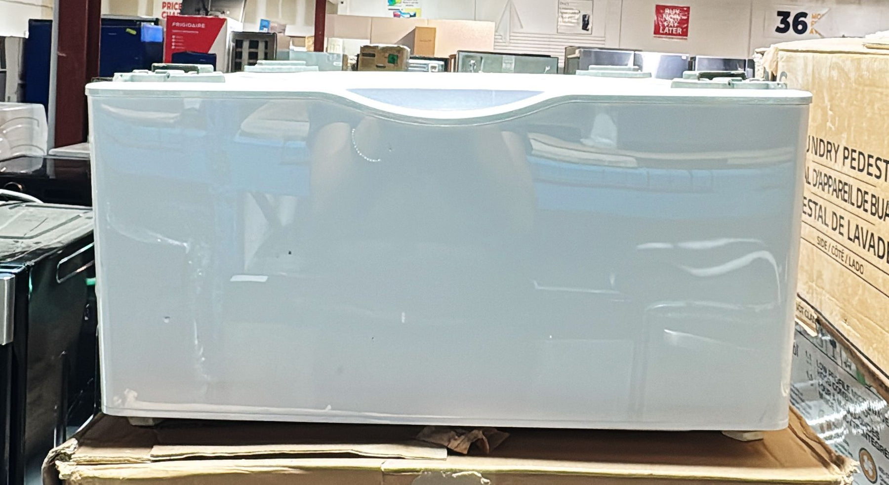 Samsung WE402NW Laundry Pedestal Drawer | White 27" Base – Oxbury ...