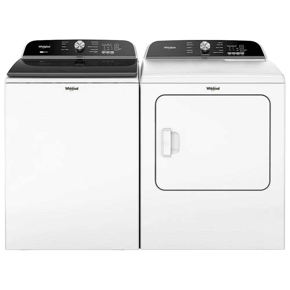 Whirlpool WTW6157PW Top Load Washer, 27 inch Width, 6.1 cu. ft. Washer ...