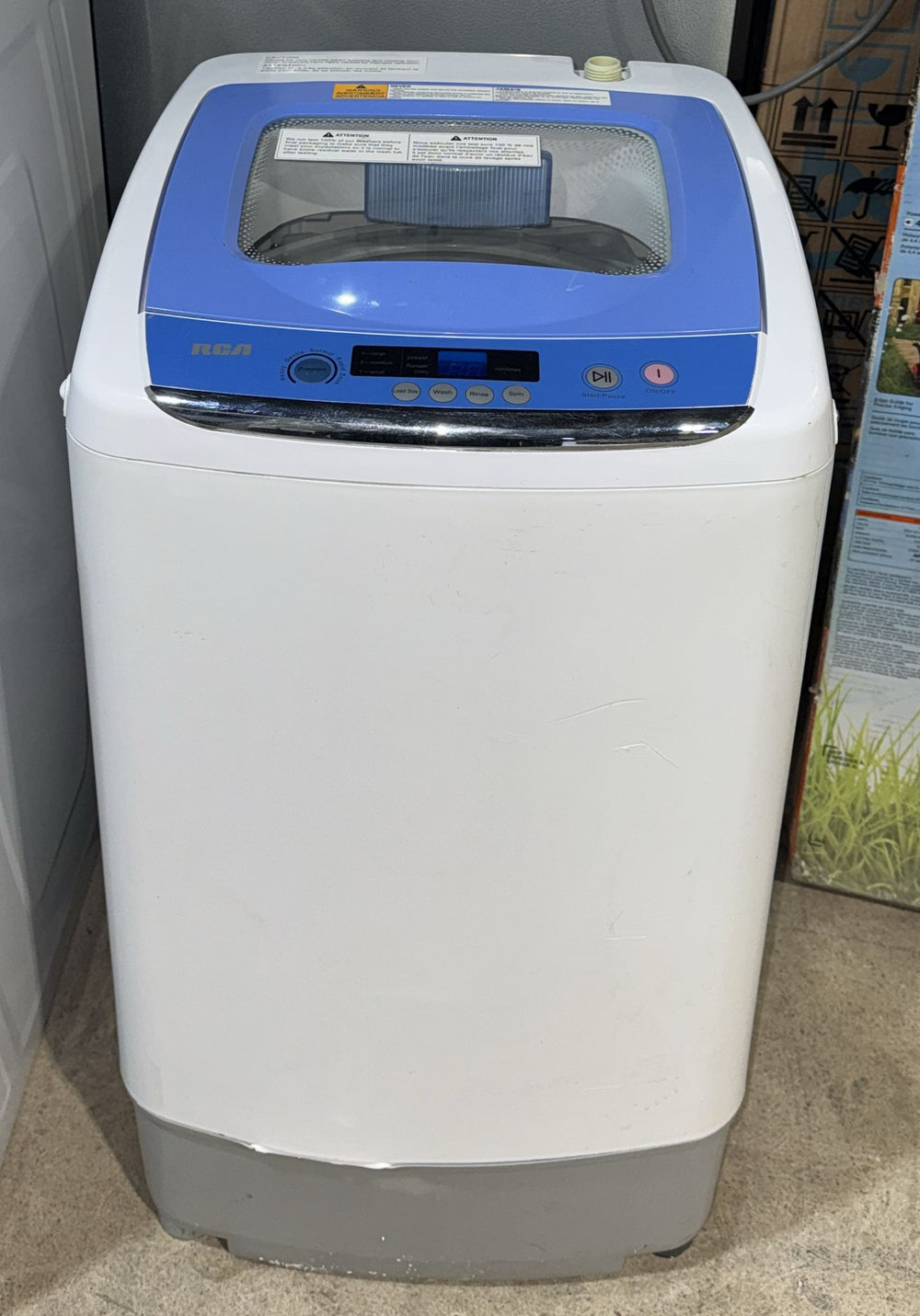 RCA 0.9 cu. ft. High-Efficiency Portable Washer – Top-Load (RPW091 ...