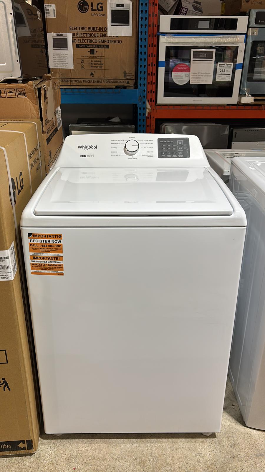 4.8 - 4.9 Cu. Ft. Whirlpool® Top Load Washer with 2-in-1 Removable Agi ...