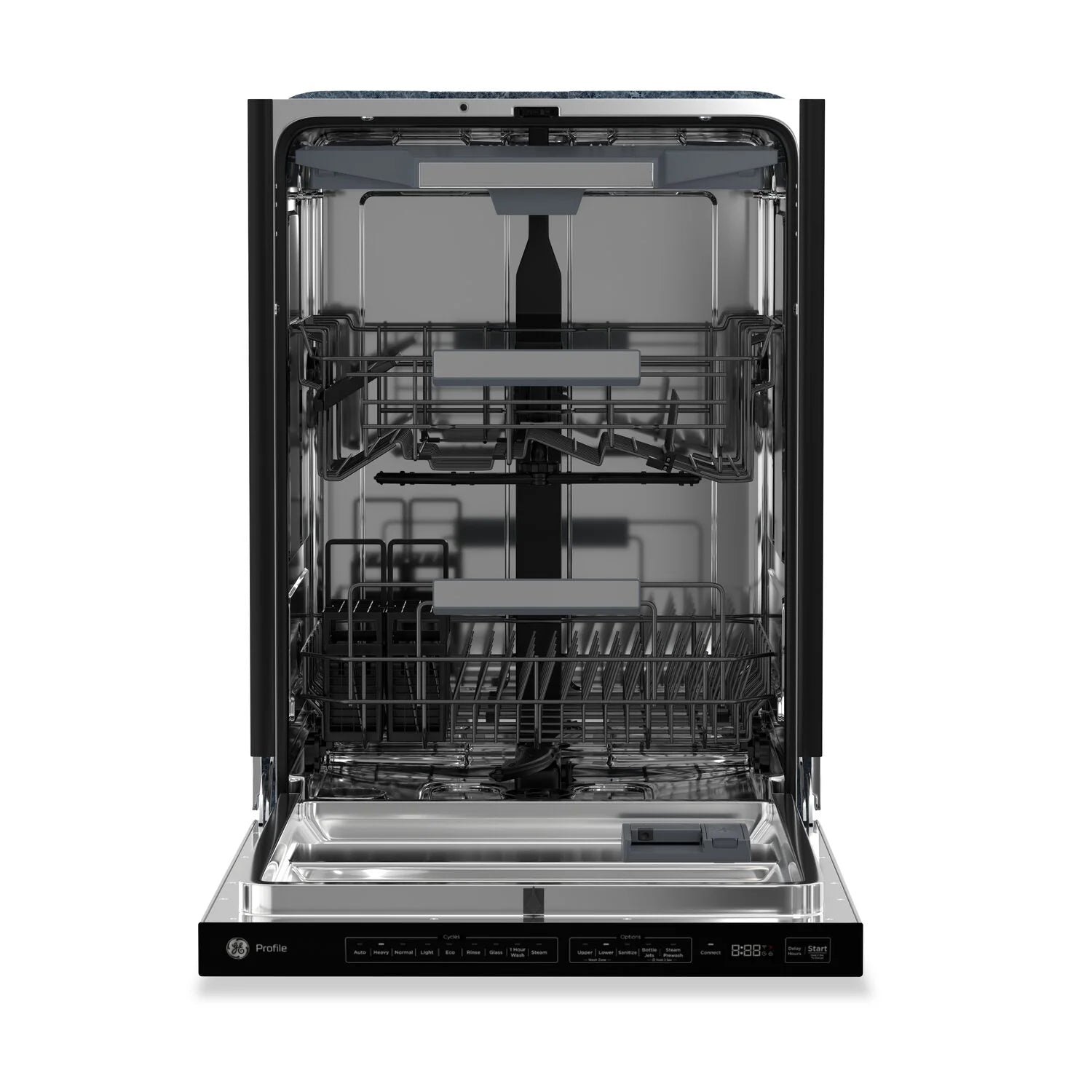 Profile 24-inch Top Control Dishwasher with Auto Open Dry, Piranha Har ...